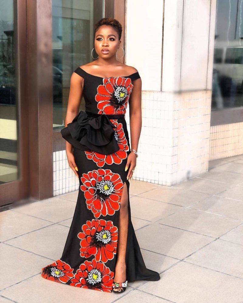 80 Beautiful Ankara Long Gown Styles Designs | ThriveNaija