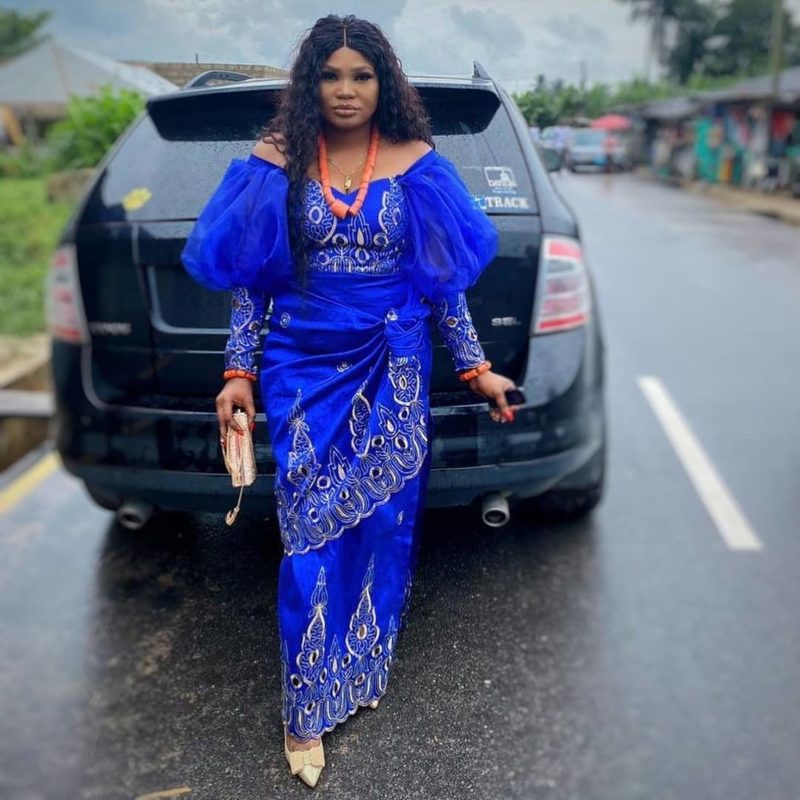 81 New Beautiful Lace Gown Styles | ThriveNaija