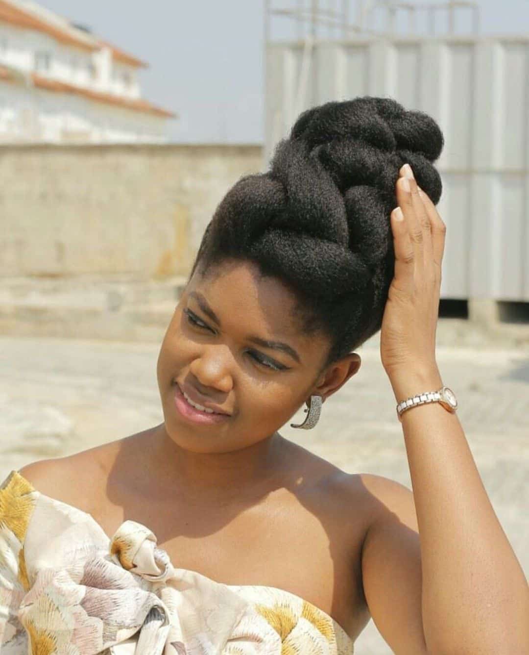 19 Natural Hair Bridal Styles You Can Replicate Thrivenaija