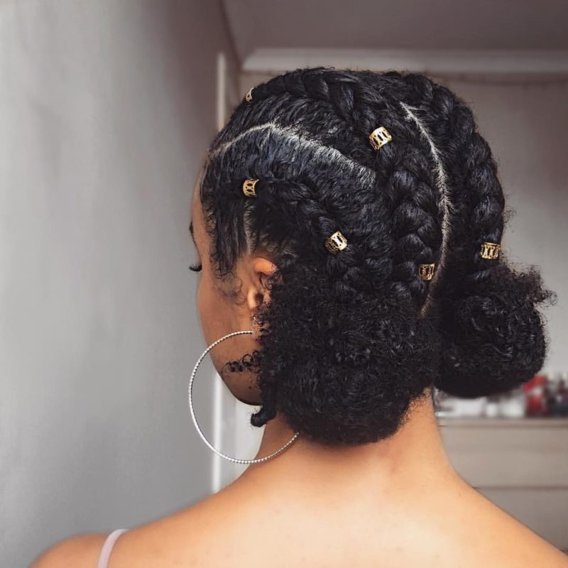 How to Do Natural Hair Bun At Home (21 Bun Style Ideas) | ThriveNaija