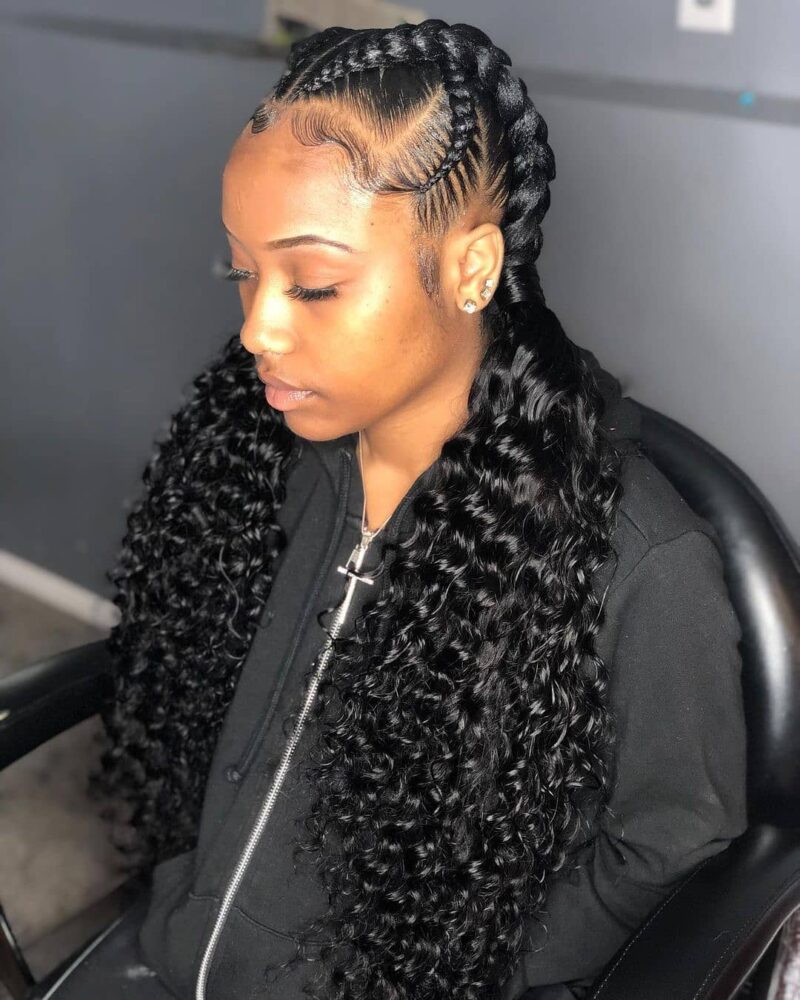 45 Really Beautiful French Braids Hairstyle Ideas | ThriveNaija