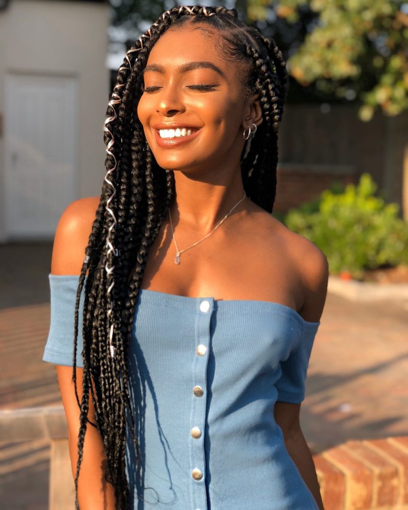 50 Beautiful Jumbo Box Braids Ideas | ThriveNaija