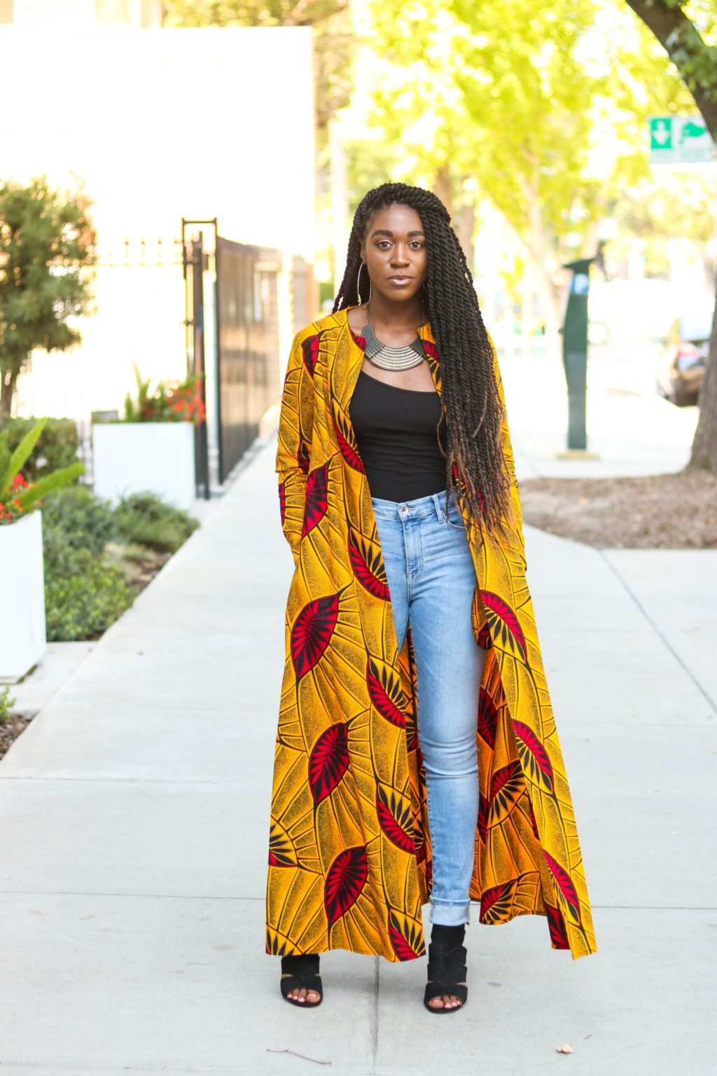 40 Trending Ankara Kimono Jackets And Dresses | ThriveNaija