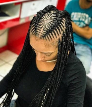 27 Cute All-Back Ghana Weaving Hairstyles | ThriveNaija