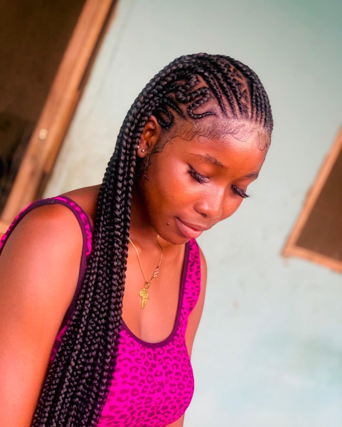 27 Cute All-Back Ghana Weaving Hairstyles | ThriveNaija