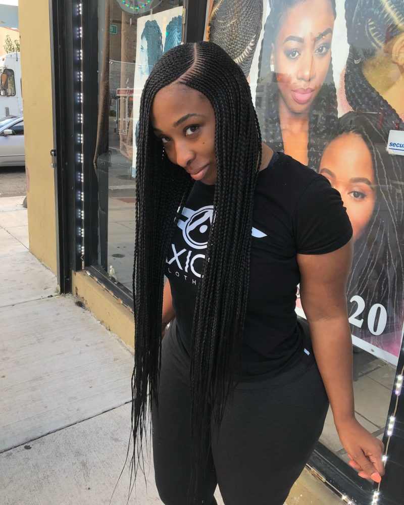 41 Newest Micro Braids Hairstyles | ThriveNaija