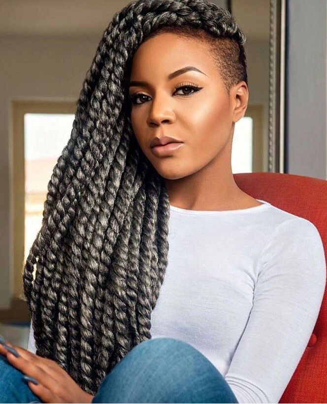 31 Box Braids With Shaved Sides For 2024 | ThriveNaija