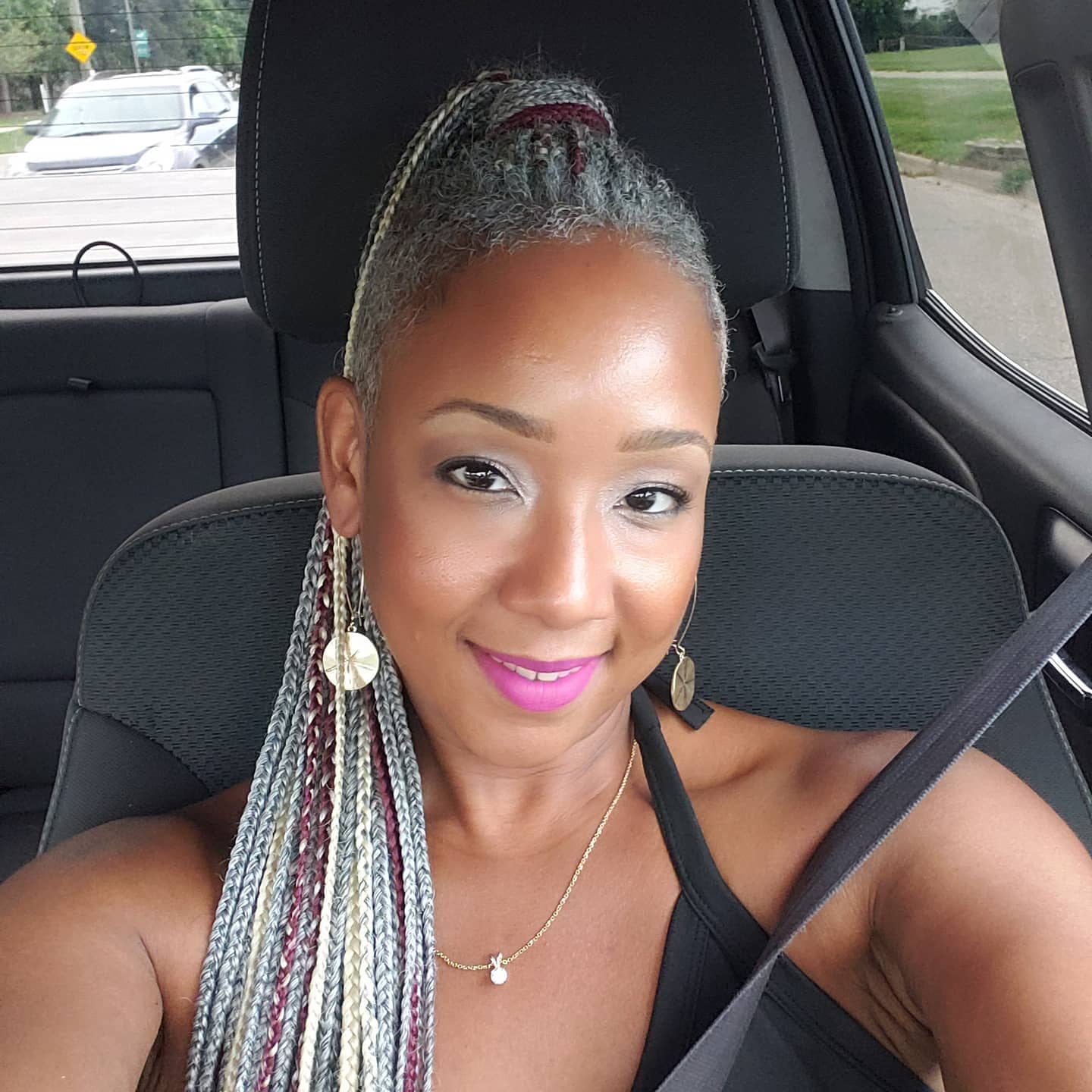 31 Box Braids With Shaved Sides | ThriveNaija