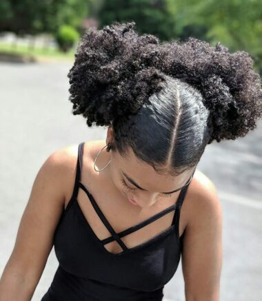 25 Cute Afro Hairstyles For Natural Hair | ThriveNaija