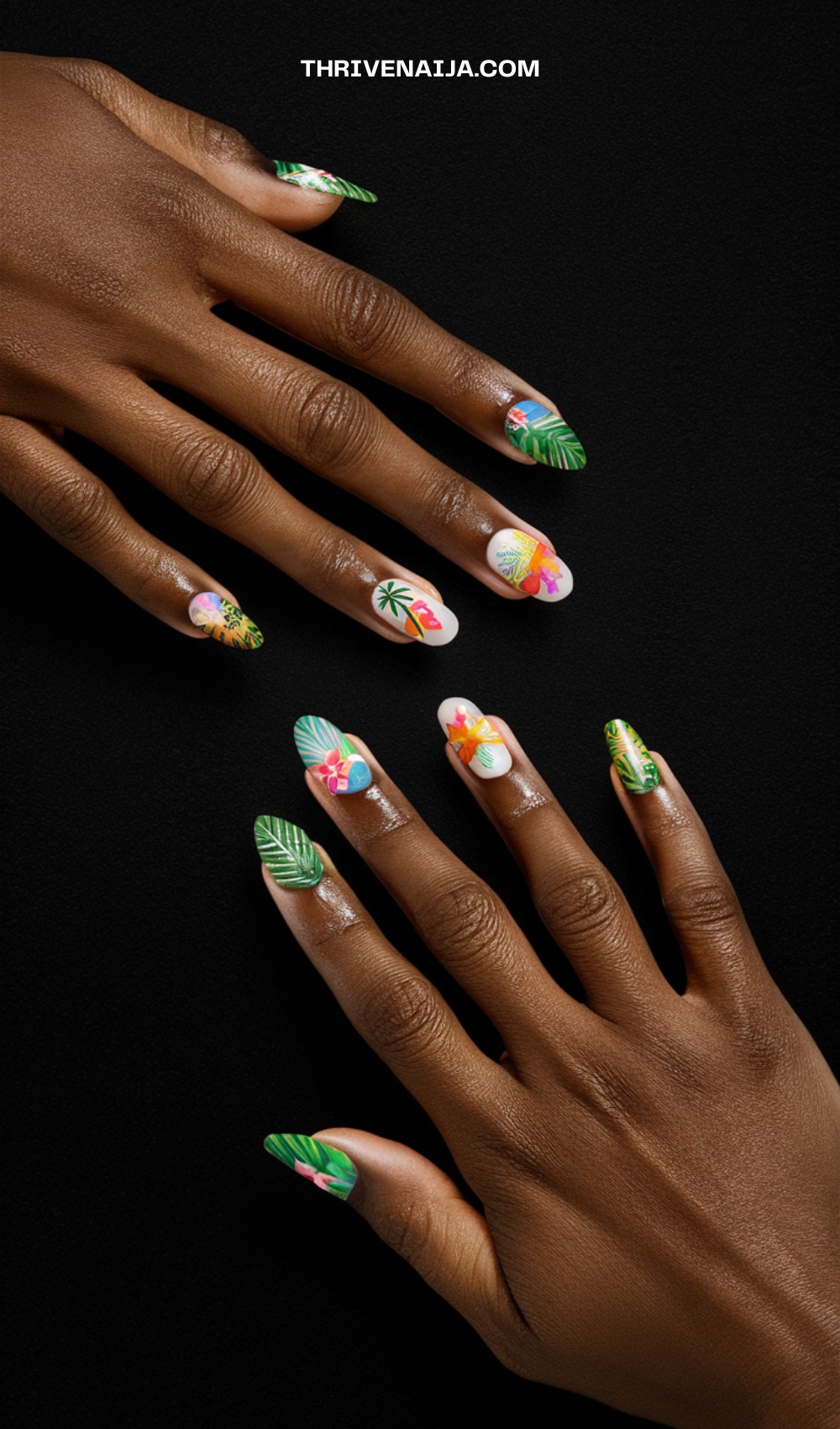 35 Hawaii-Inspired Nail Design Ideas | ThriveNaija