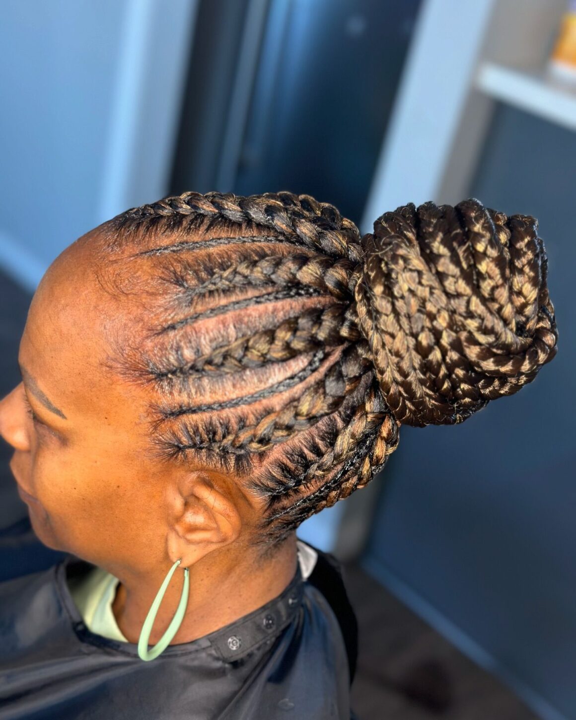 21 Braids Ideas For Older Black Women Over 50 | ThriveNaija