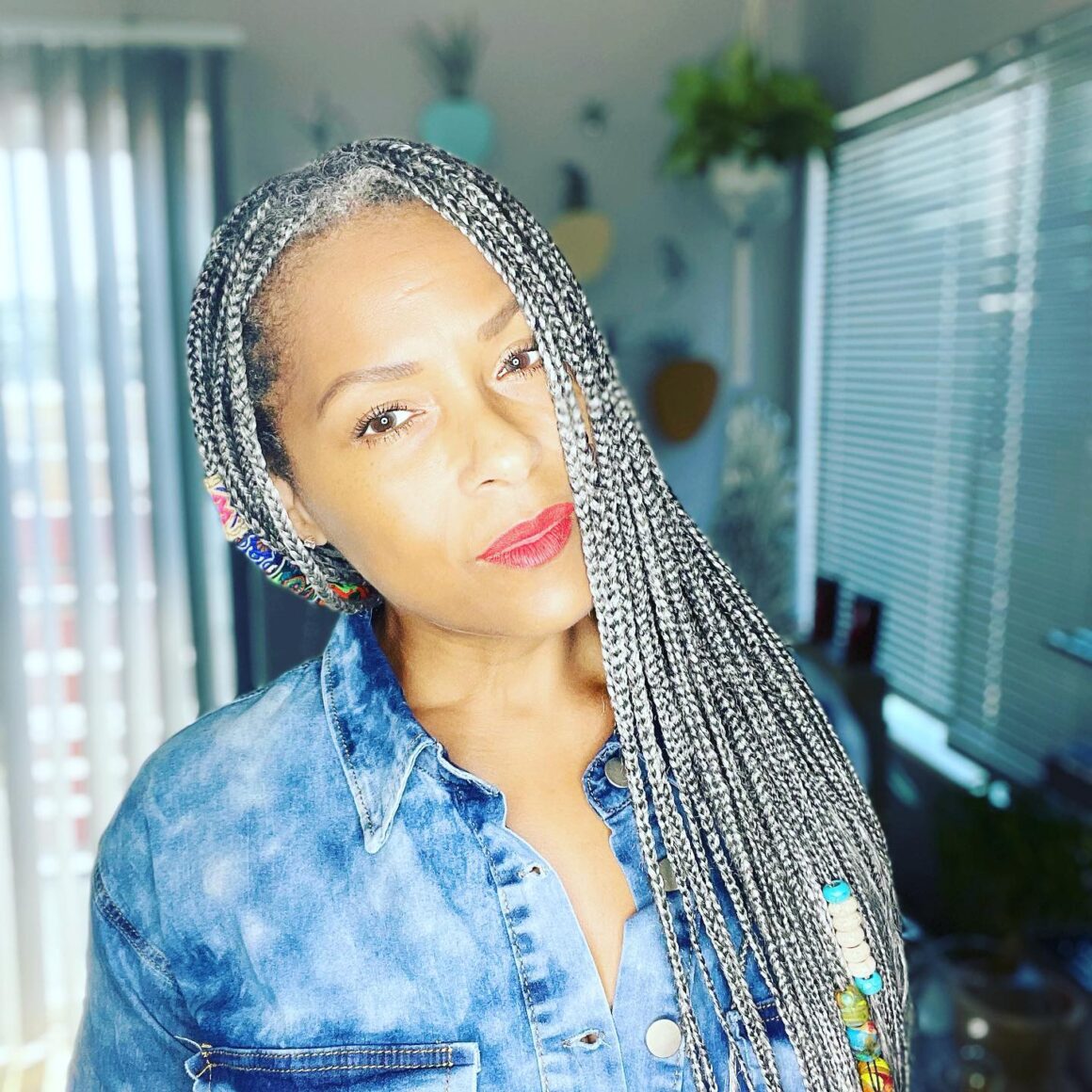 21 Braids Ideas For Older Black Women Over 50 | ThriveNaija