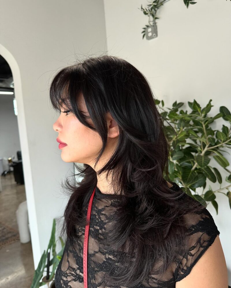 20 Whispy Curtain Bangs With Long Hair Ideas | ThriveNaija