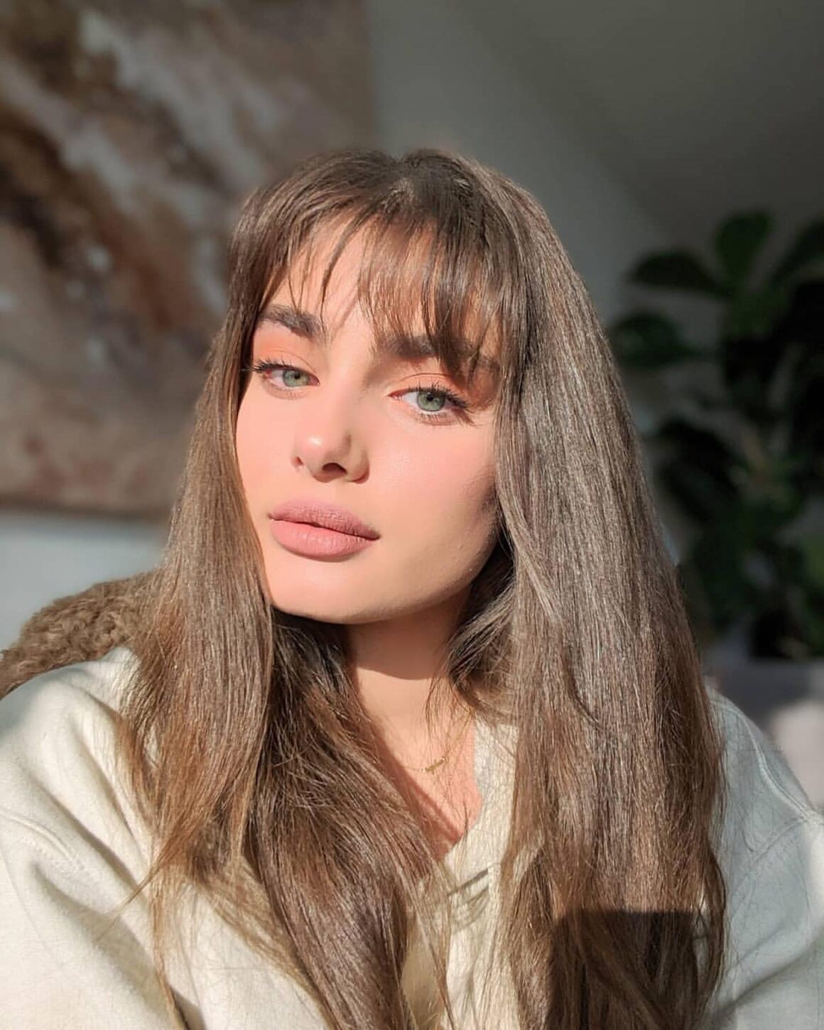 20 Whispy Curtain Bangs With Long Hair Ideas | ThriveNaija