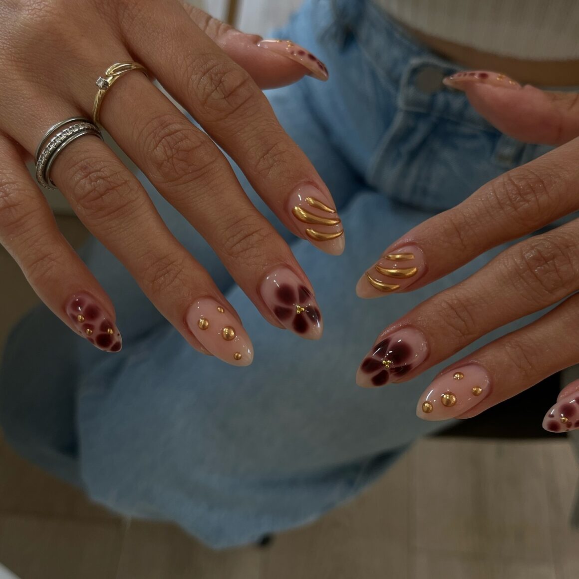 15 Fall Chrome Nail Designs | ThriveNaija