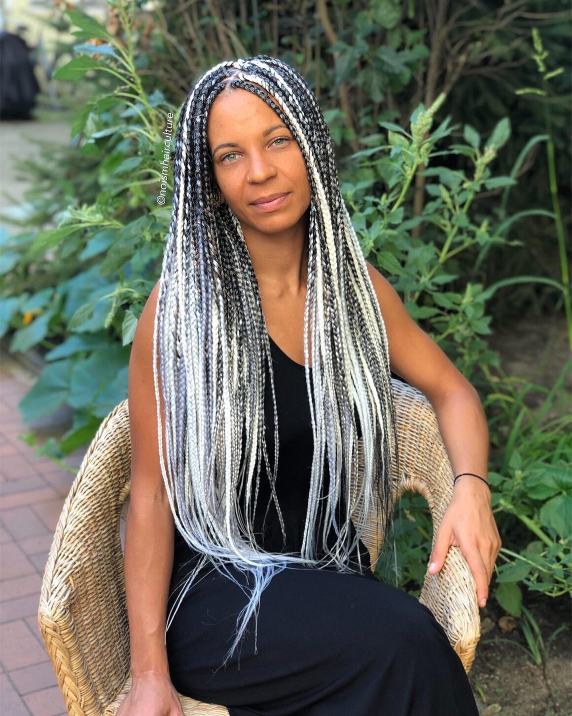 16 Grey Hair Braids Style Ideas | ThriveNaija