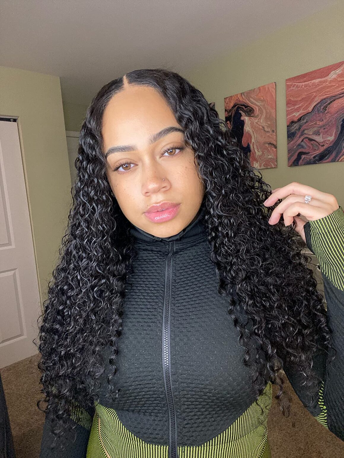 16 Best Middle Part Curly Wigs | ThriveNaija