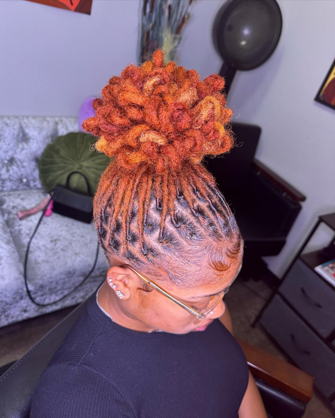 15 Petal Bun Locs Style Ideas | ThriveNaija