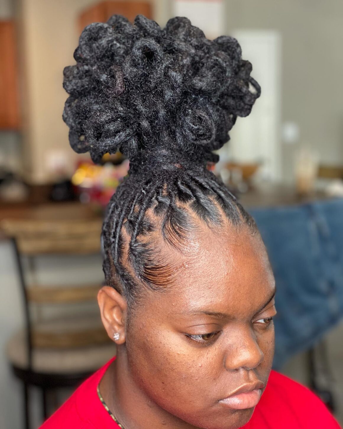 15 Petal Bun Locs Style Ideas | ThriveNaija