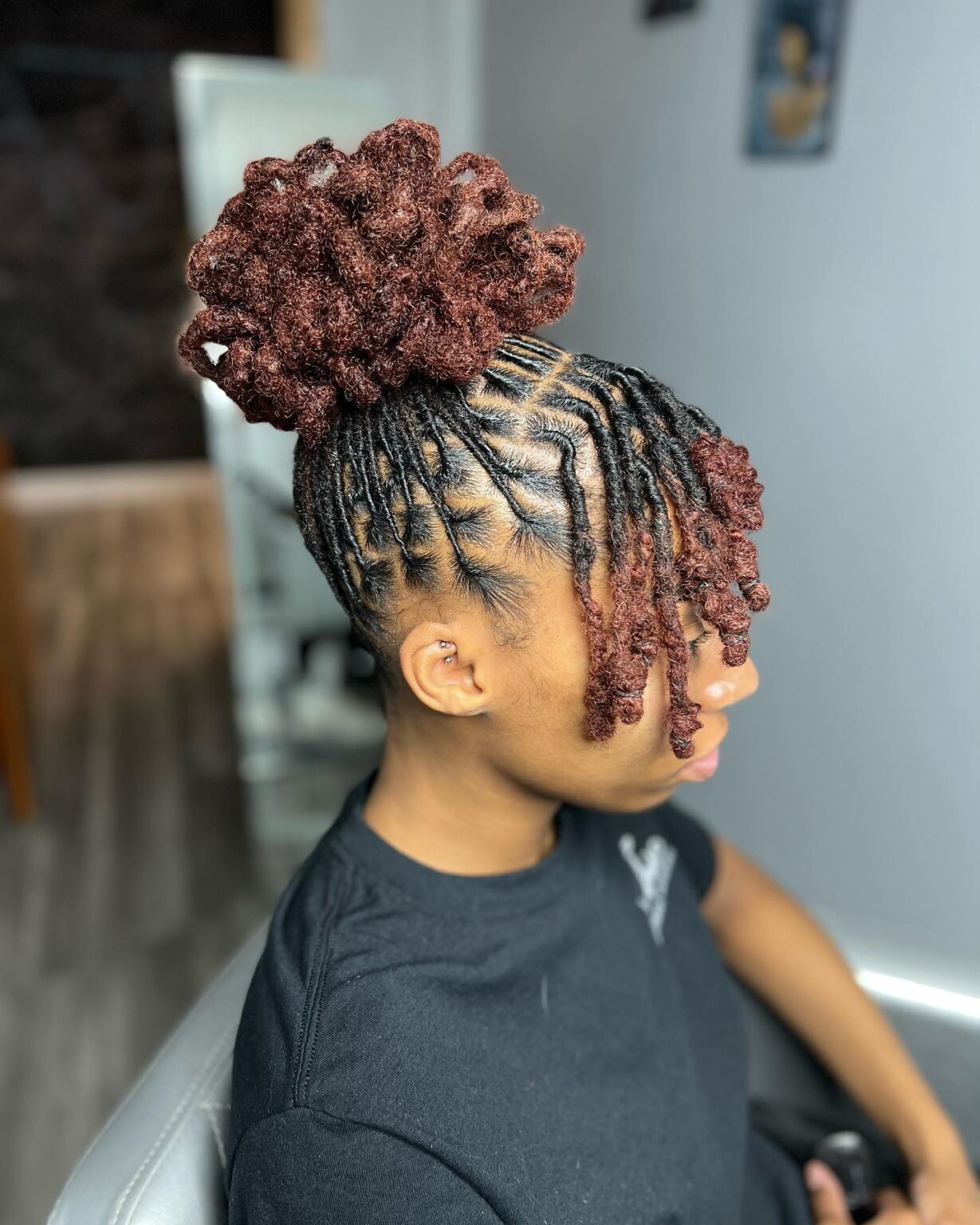 15 Petal Bun Locs Style Ideas | ThriveNaija