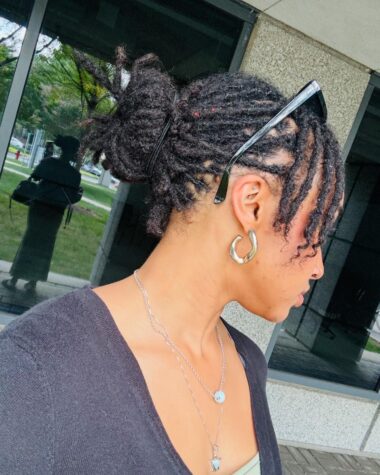 15 Petal Bun Locs Style Ideas | ThriveNaija