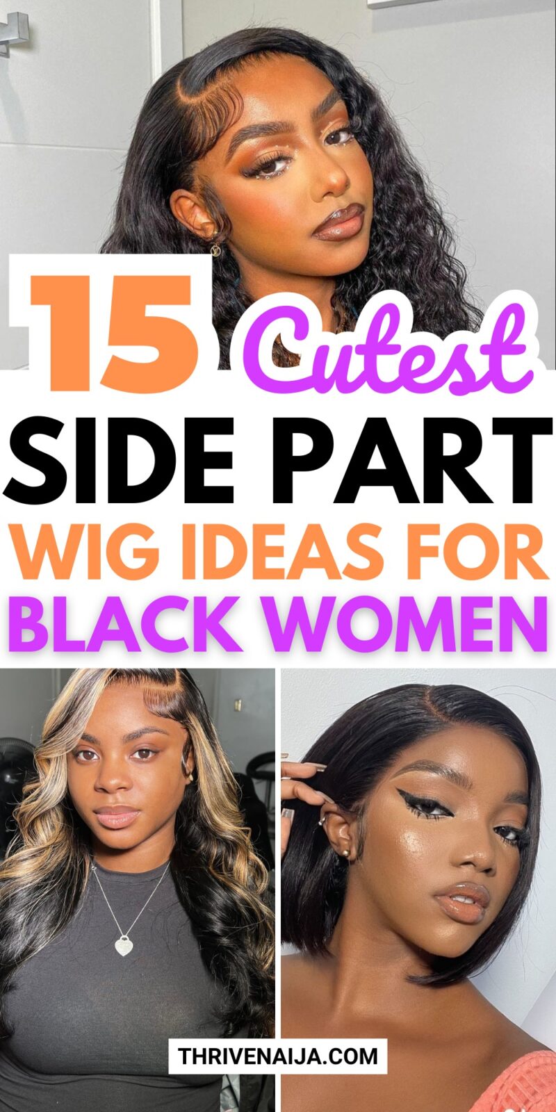 15 Cute Side Part Wig Style Ideas | ThriveNaija