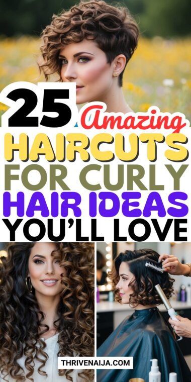 25 Best Haircut Ideas for Curly Hair | ThriveNaija