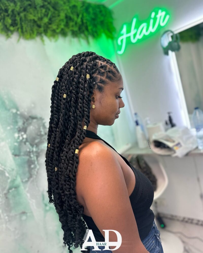 37 Big Twist Braids Hairstyles | ThriveNaija