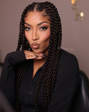 37 Big Twist Braids Hairstyles | ThriveNaija