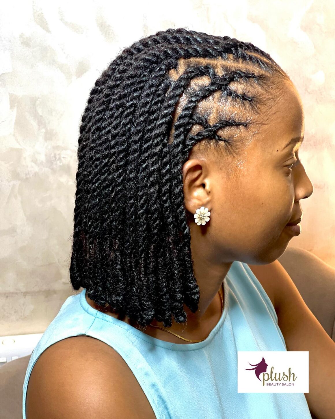 23 Cute Flat Twist Hairstyle Ideas | ThriveNaija