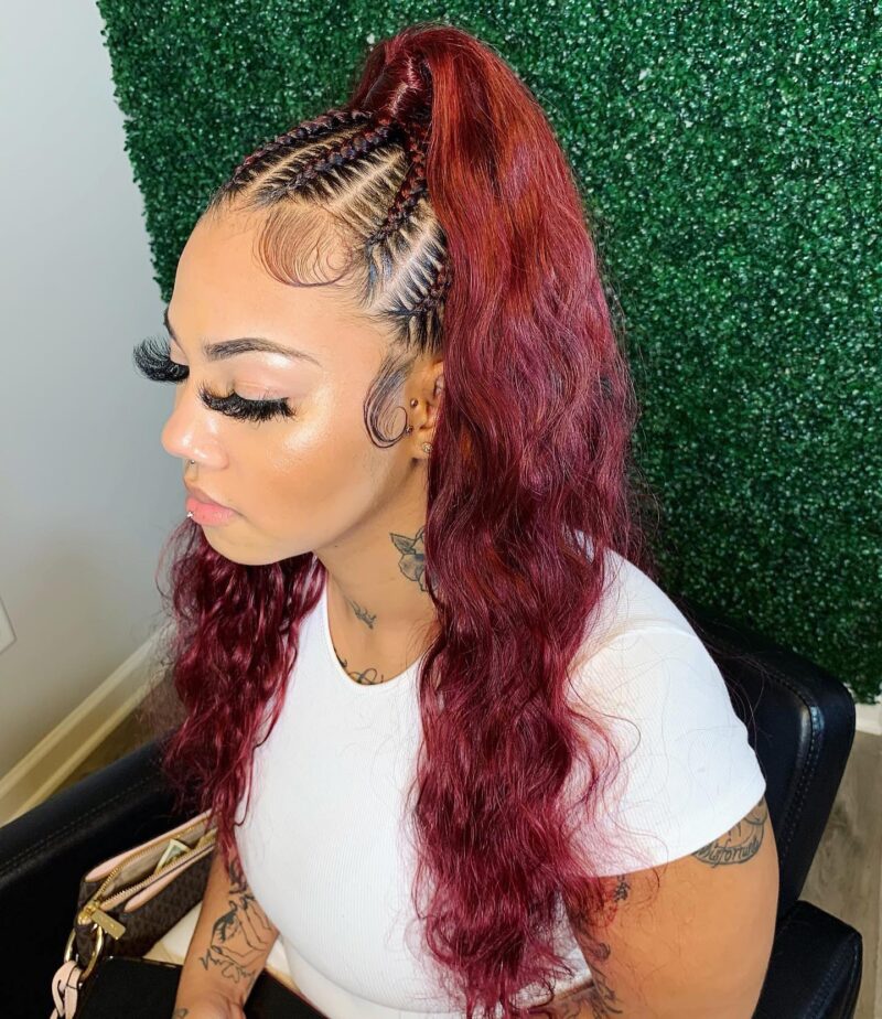 17 Braids With Quick Weave In The Back Ideas | ThriveNaija