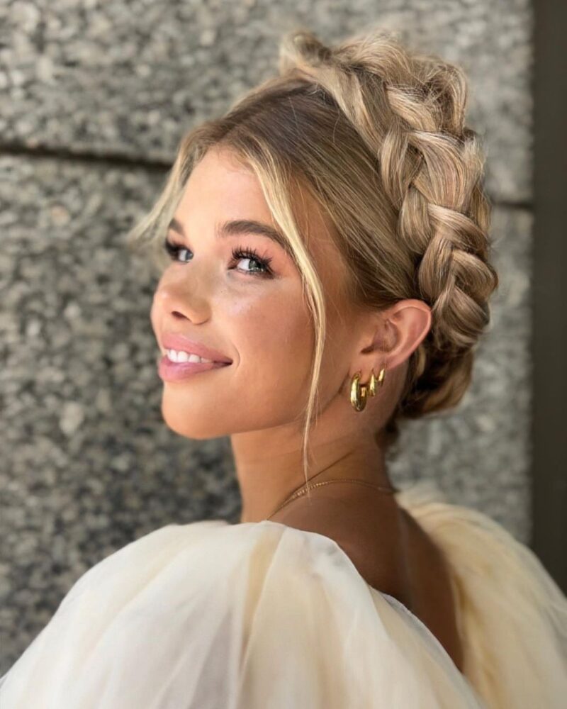 18 Cute Halo Braids Hairstyle Ideas | ThriveNaija