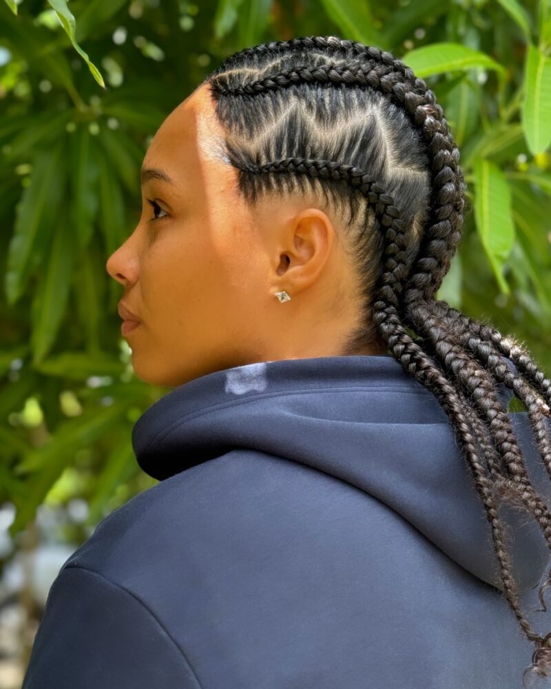 20 Cutesy Cornrows Natural Hair Ideas | ThriveNaija