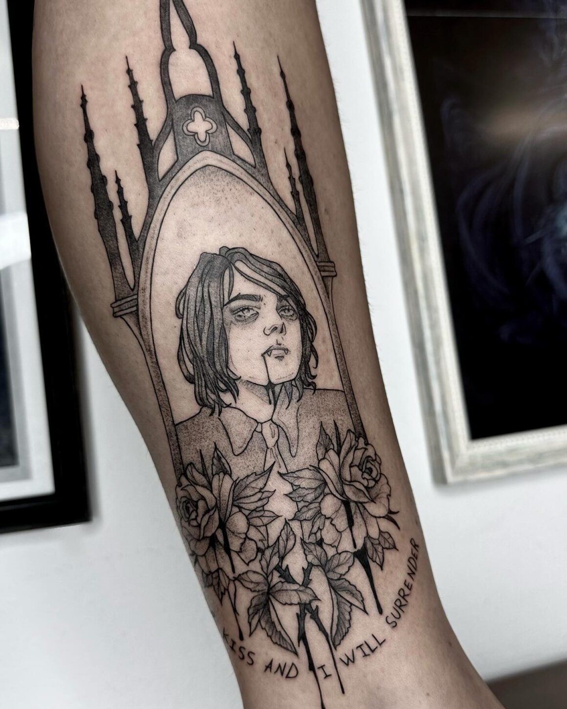 17 Cute Gothic Flower Tattoo Ideas | ThriveNaija