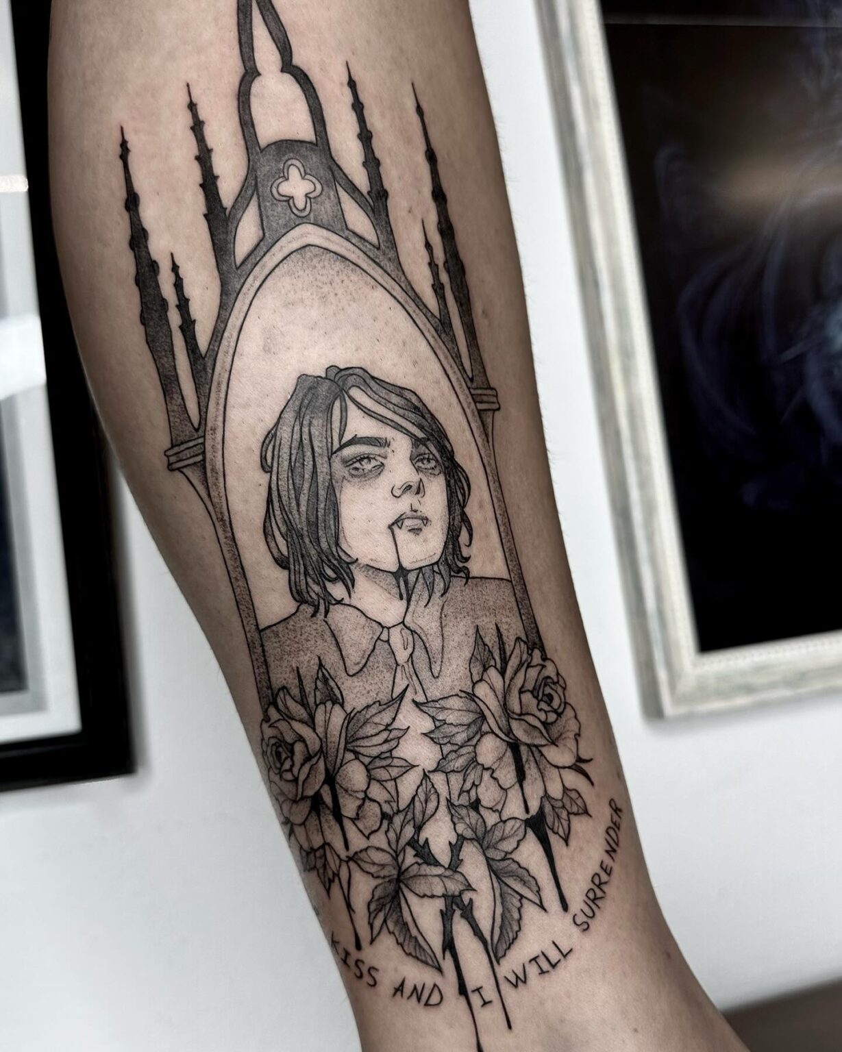 17 Cute Gothic Flower Tattoo Ideas | ThriveNaija