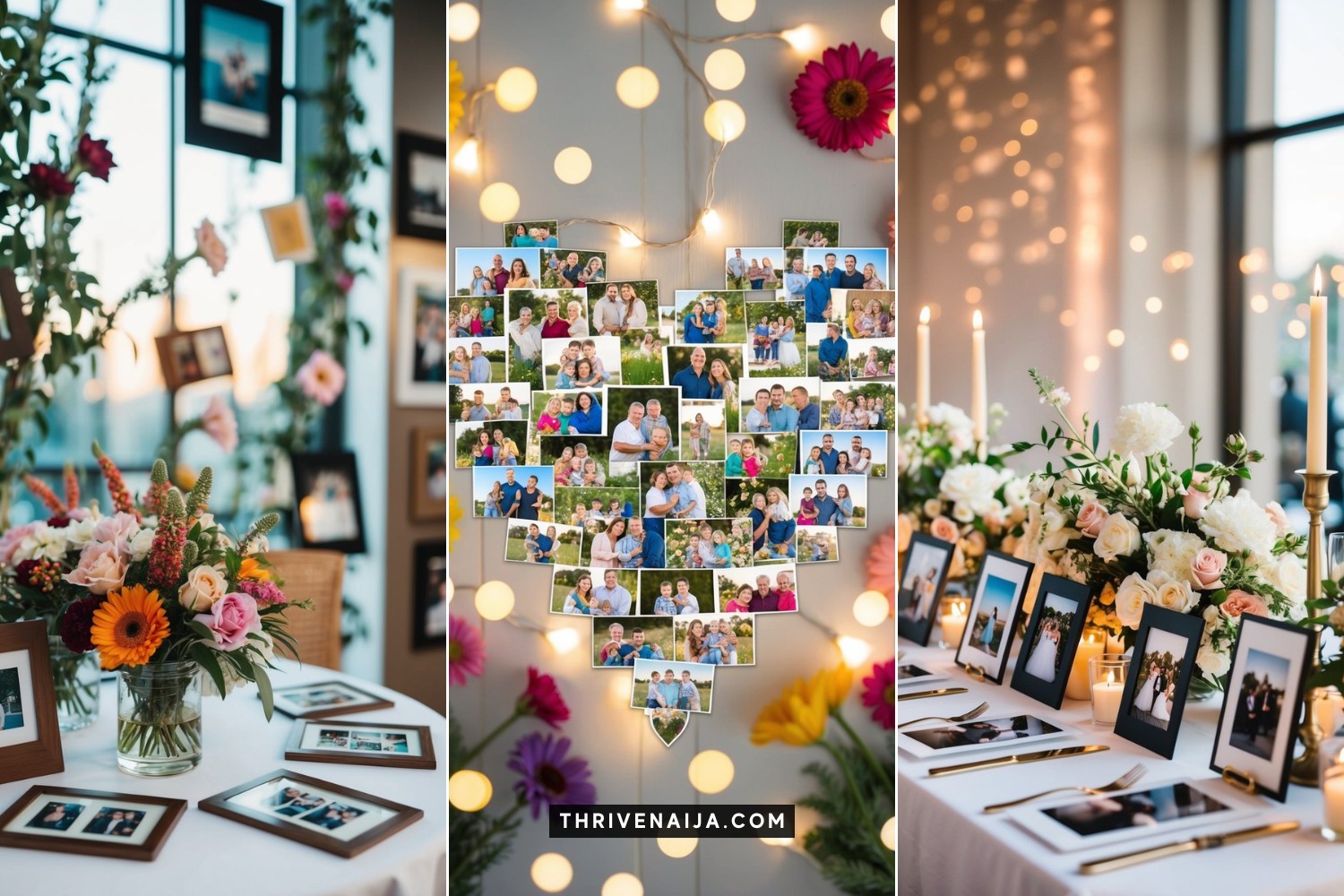 14 Memory Table Wedding Display Ideas | ThriveNaija