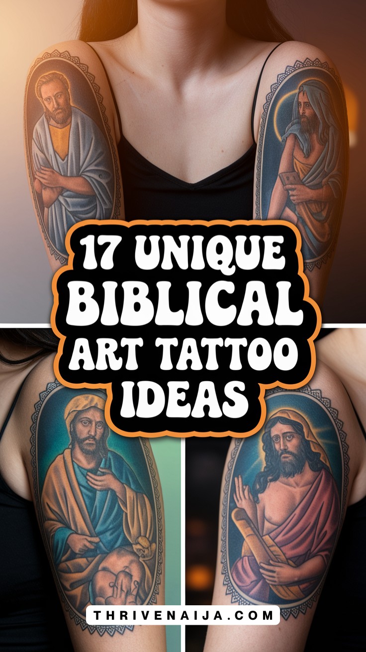 17 Unique Biblical Art Tattoo Ideas | ThriveNaija
