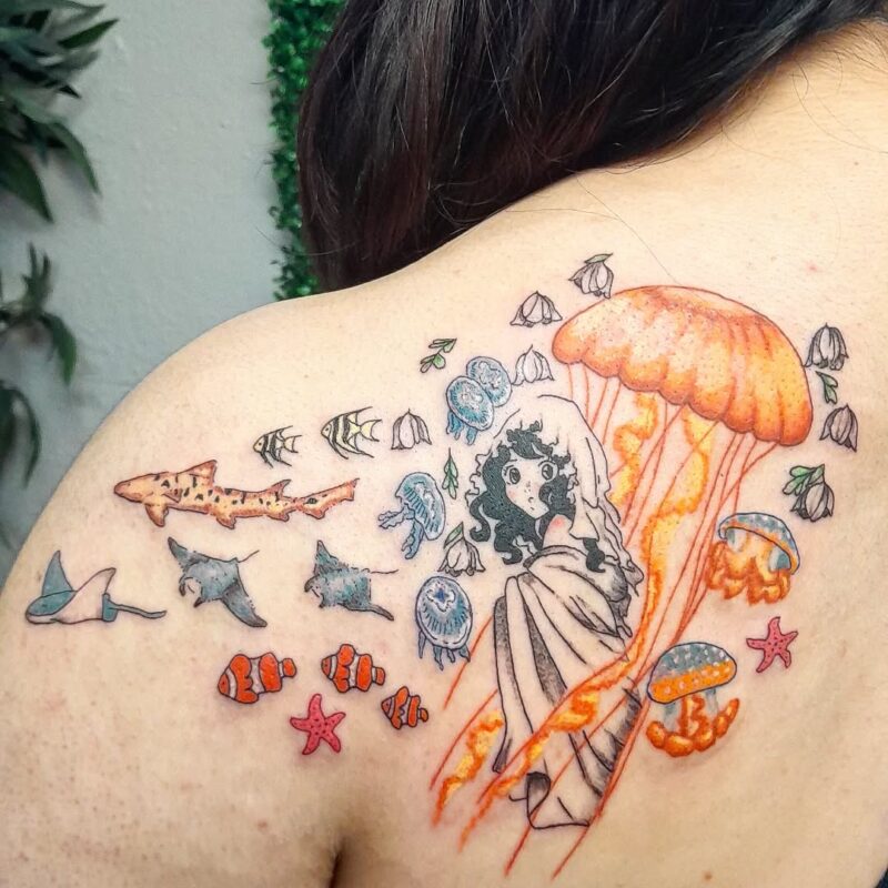 17 Cute Marine Life Tattoo Ideas | ThriveNaija
