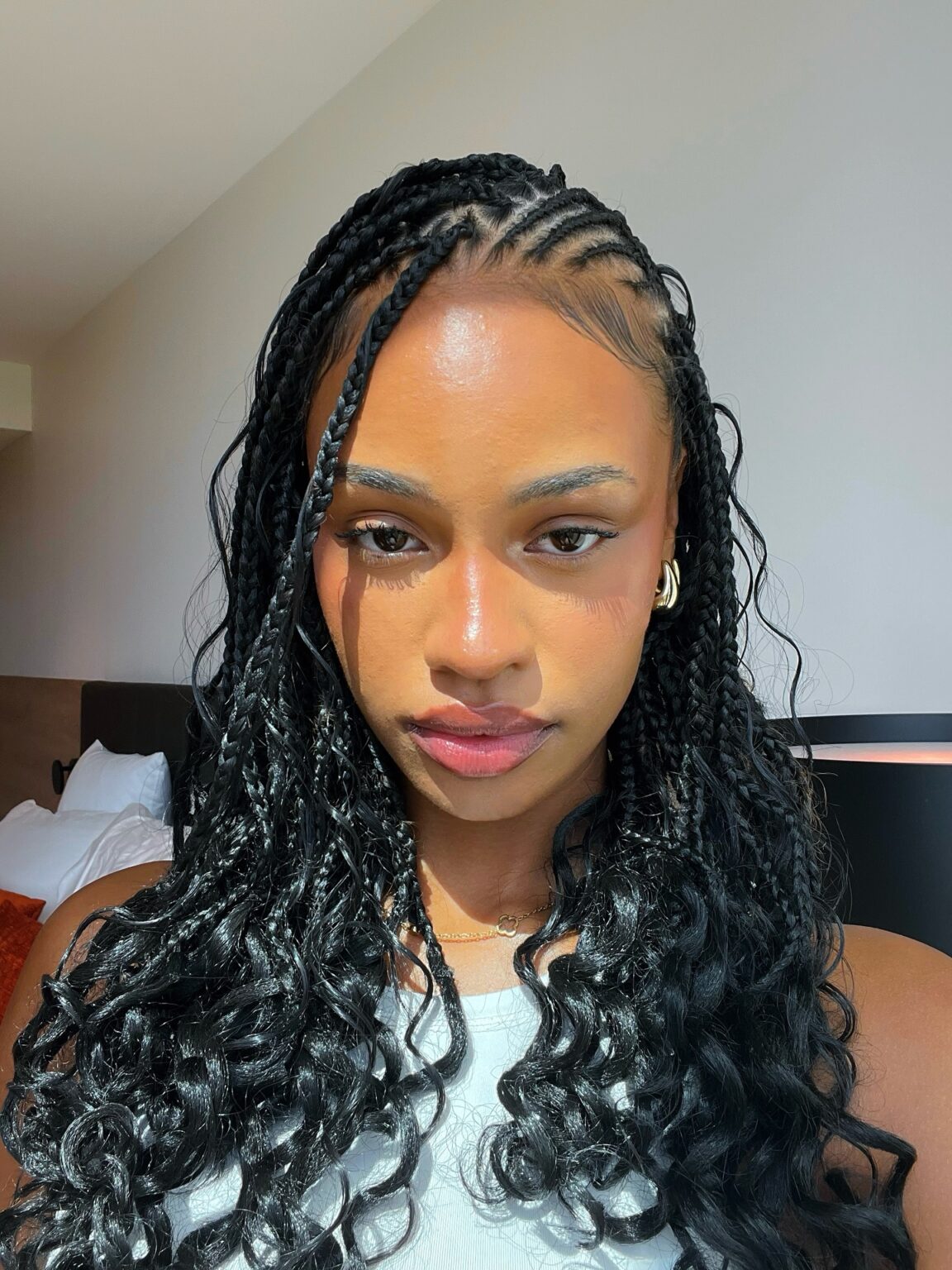 15 Short Fulani Braids Styles With Curls | ThriveNaija