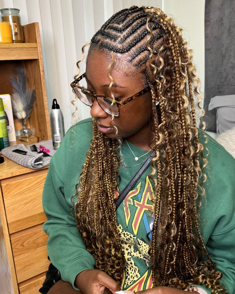 18 Beautiful Honey Blonde Boho Braids Ideas | ThriveNaija