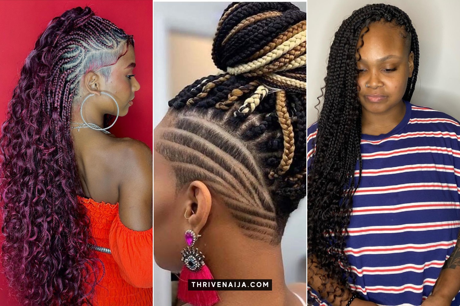 22 Cute Braids With Shaved Sides For Black Women | ThriveNaija