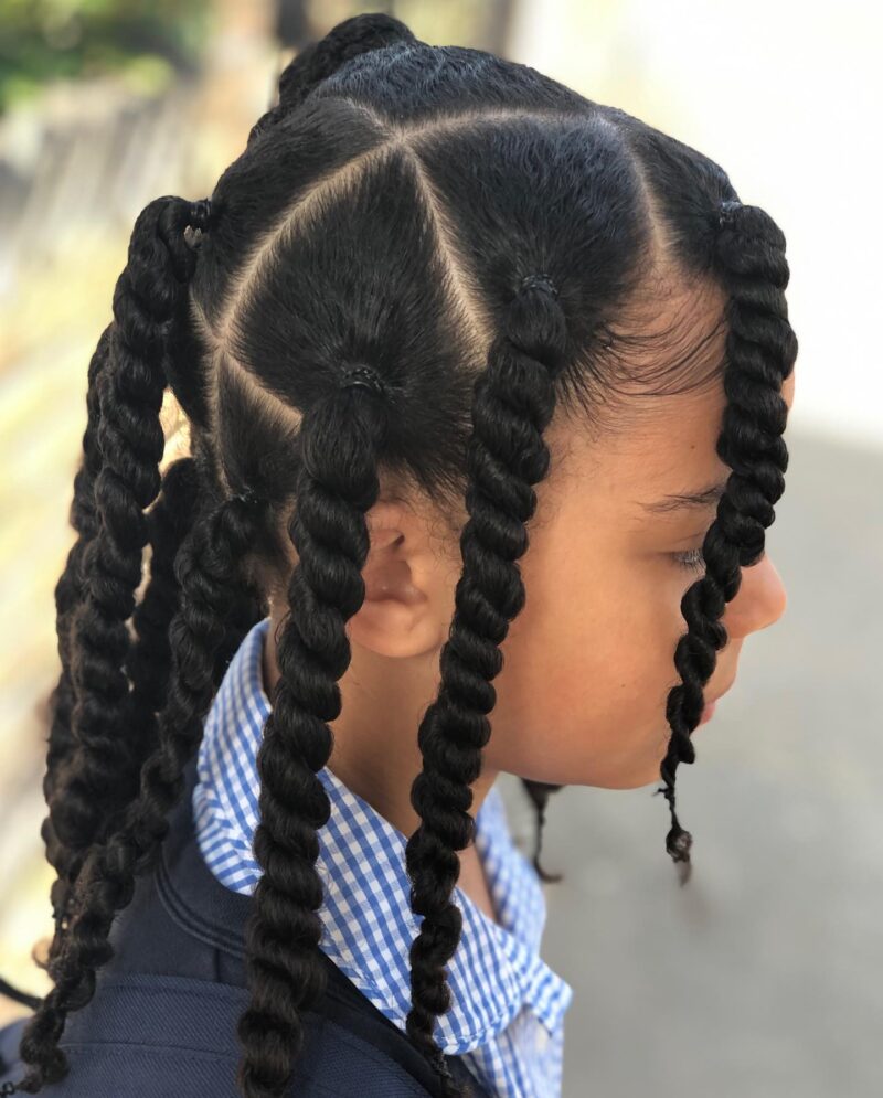 22 Latest Twist Hairstyles For Kids | ThriveNaija