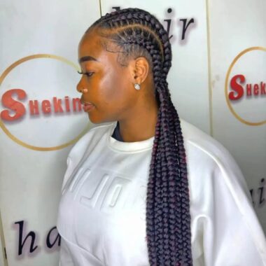 19 Stunning Big Cornrows Hairstyle Ideas | ThriveNaija