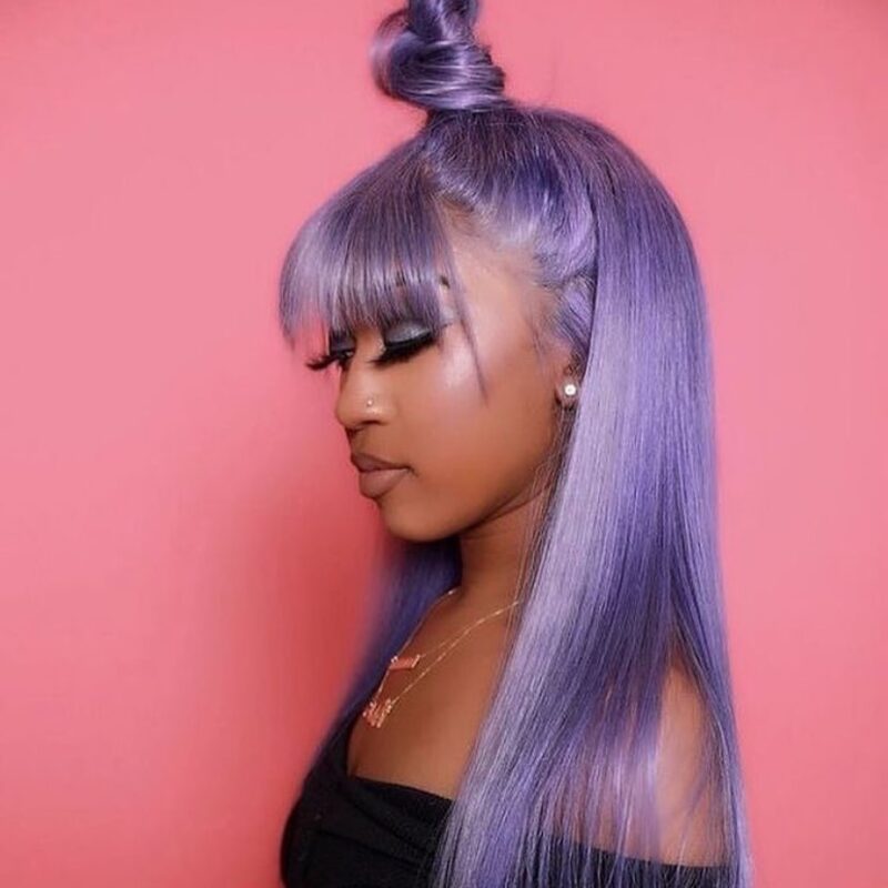 21 Purple Hairstyle Ideas For Black Women | ThriveNaija
