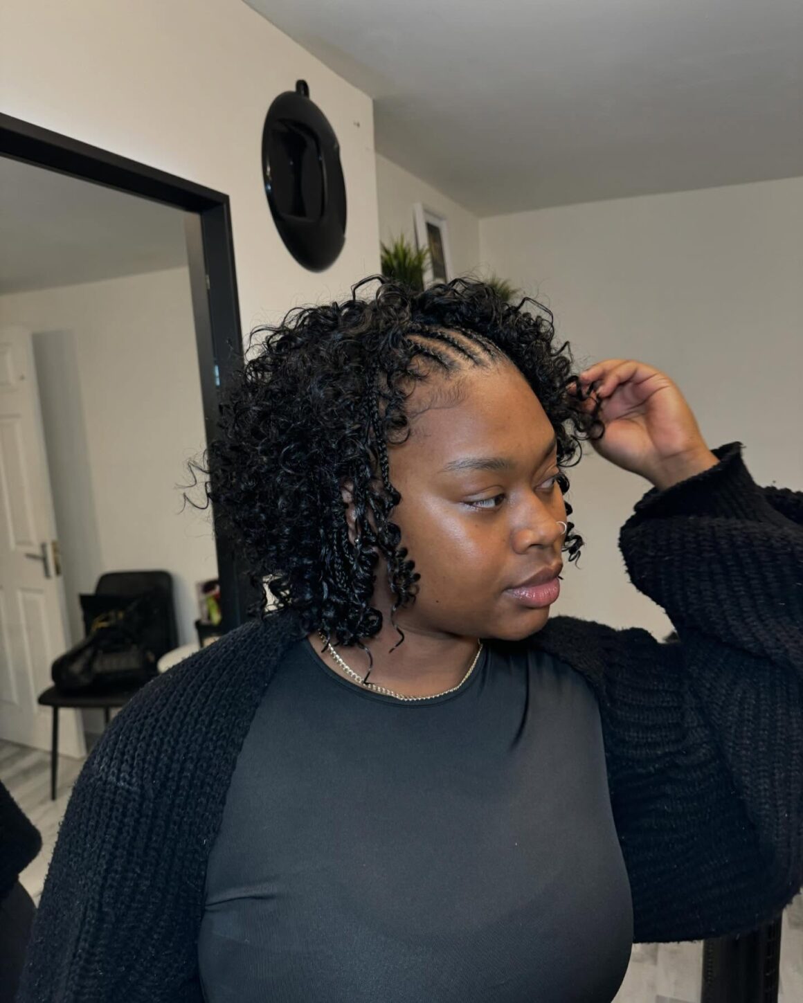 16 Cute Half Braids Half Curls Natural Hair Styles | ThriveNaija