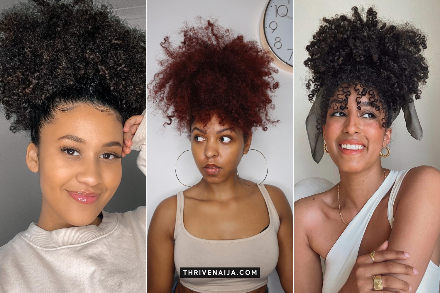 13 Pineapple Updo Hairstyles for Natural Hair | ThriveNaija