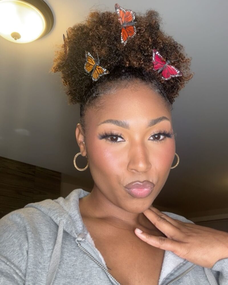 13 Pineapple Updo Hairstyles for Natural Hair | ThriveNaija
