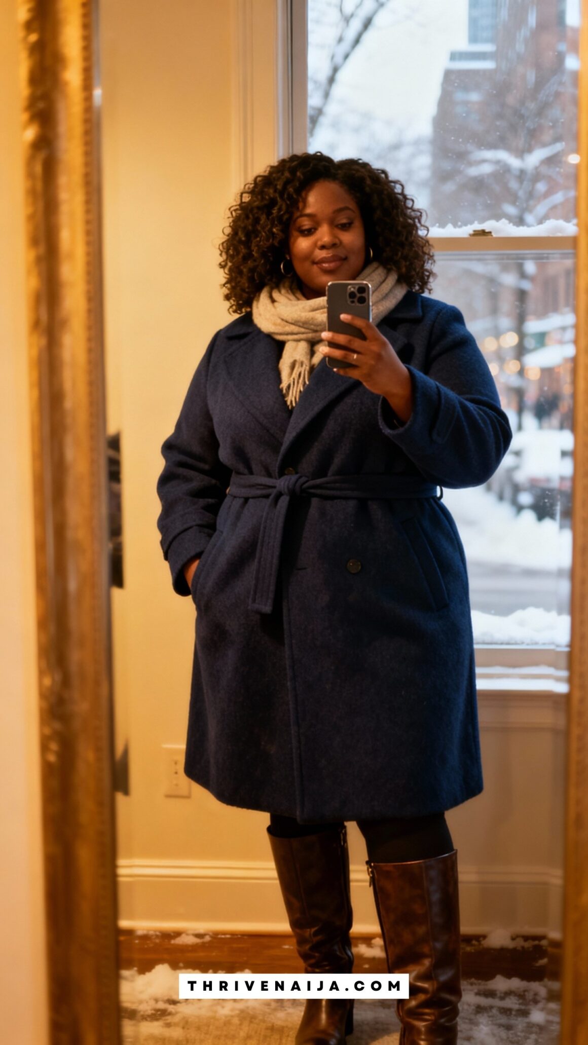 18 Cute Plus-size Winter Outfit Ideas for Women | ThriveNaija