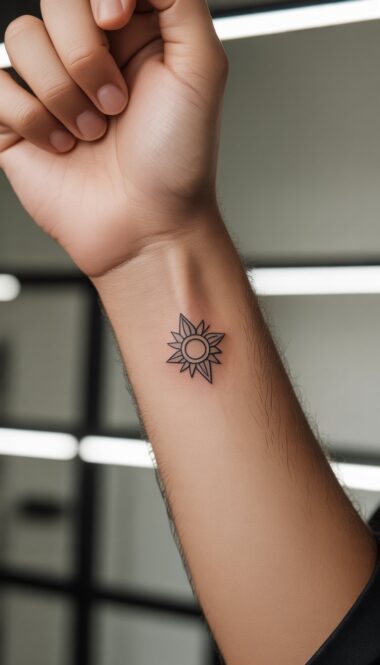 16 Cute Small Sun Tattoo Ideas You'll Love | ThriveNaija