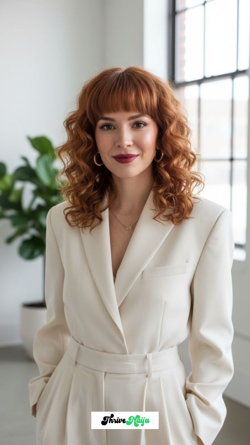 18 Trendy Curly Jellyfish Haircut Ideas for Women | ThriveNaija
